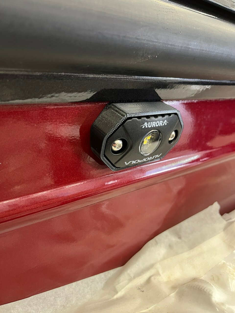 Кронштейн для Фары автомобильной, Светодиодная, AURORA ALO-M-Y-D-2