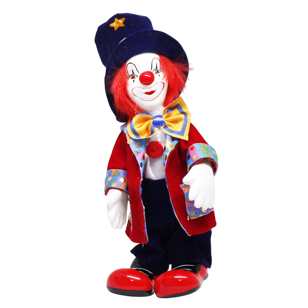 Керамический Клоун - кукла "Петрушка", (Ручная работа)