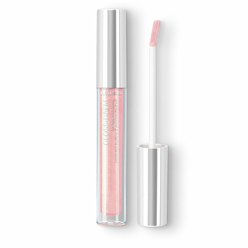 Блеск для губ Relouis, Gloss-Balm, с маслами ши, фисташки и маракуйи, влажный финиш, тон 10 Queen of Pearls, 5 мл