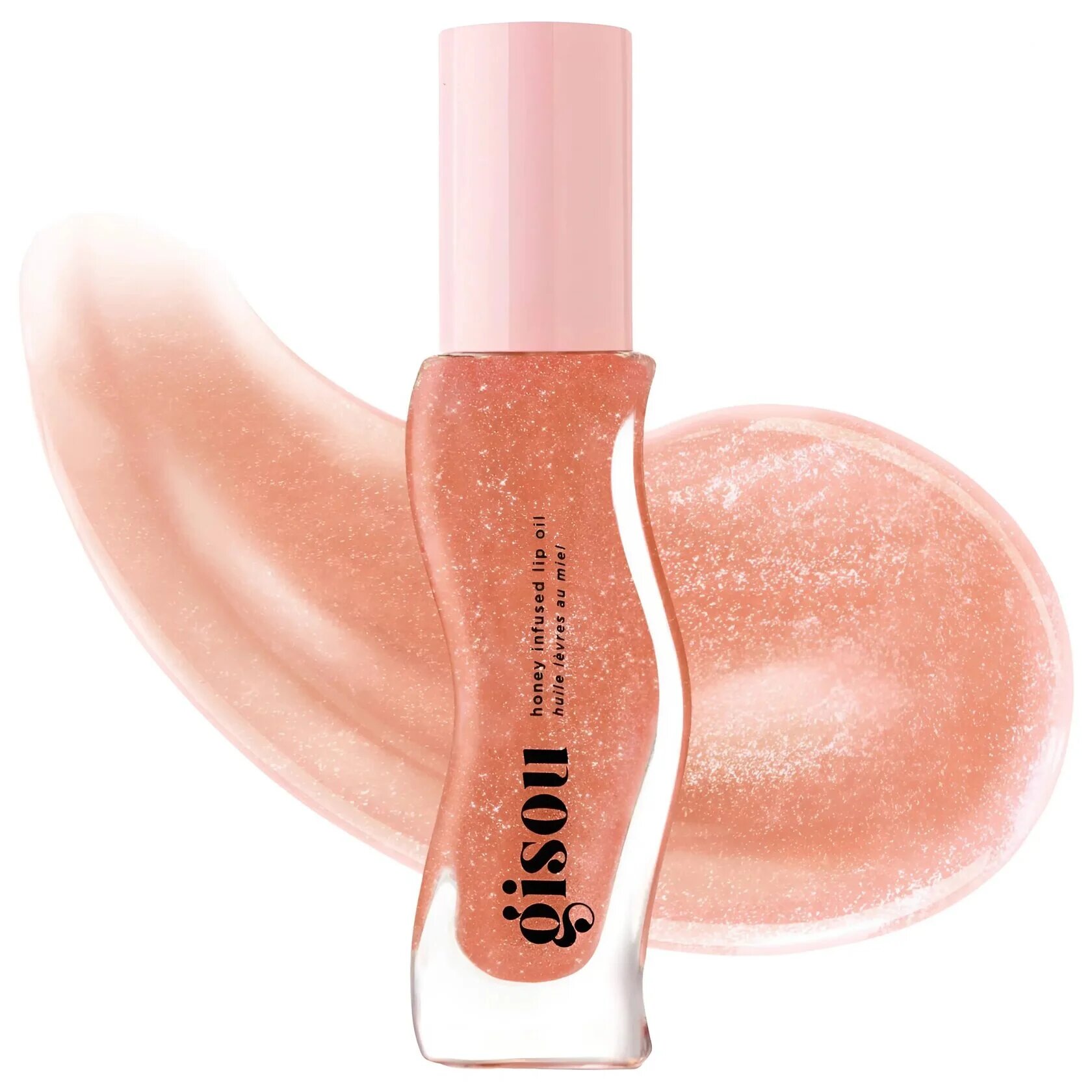 Масло для губ GISOU HONEY INFUSED LIP OIL оттенок GLAZED PLUM 8 МЛ, блеск