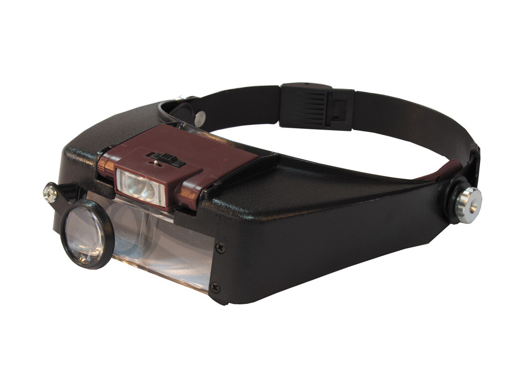 TK1011 MG81007-A головная бинокулярная лупа c подсветкой