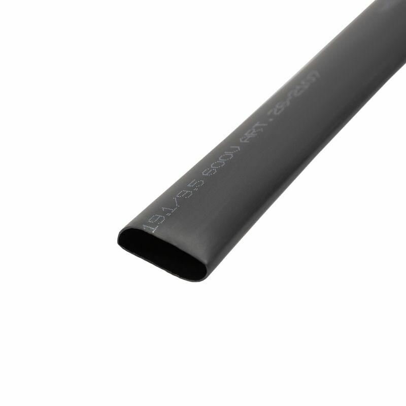 Трубка термоусадочная двустенная клеевая 19.1/9.55 (2:1) черн. 1м (уп.10шт) Rexant 26-2107