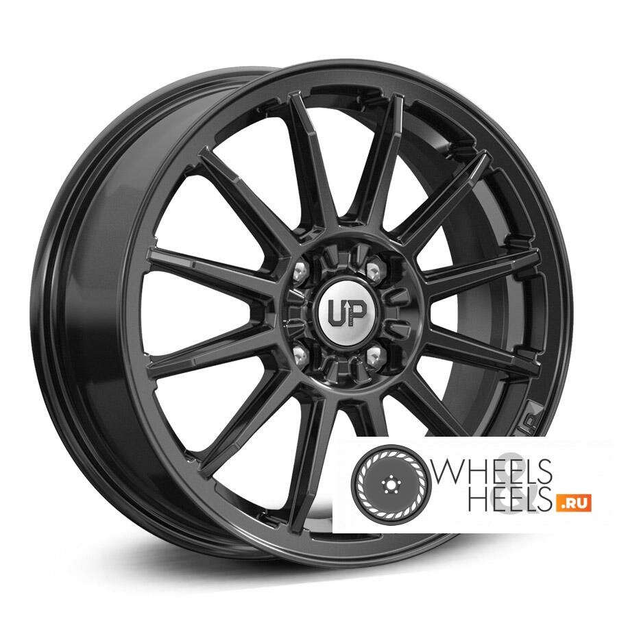 Диск автомобильный литой Wheels UP Up102 15x6 4x100 et46 dia54.1 Черный глянцевый