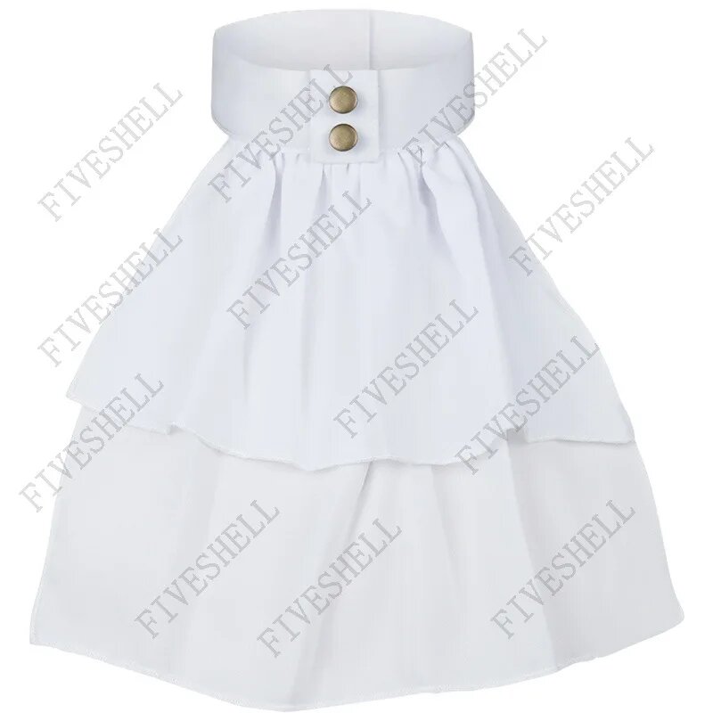 Мужской костюм вампира для косплея Белый, М, only white necktie1