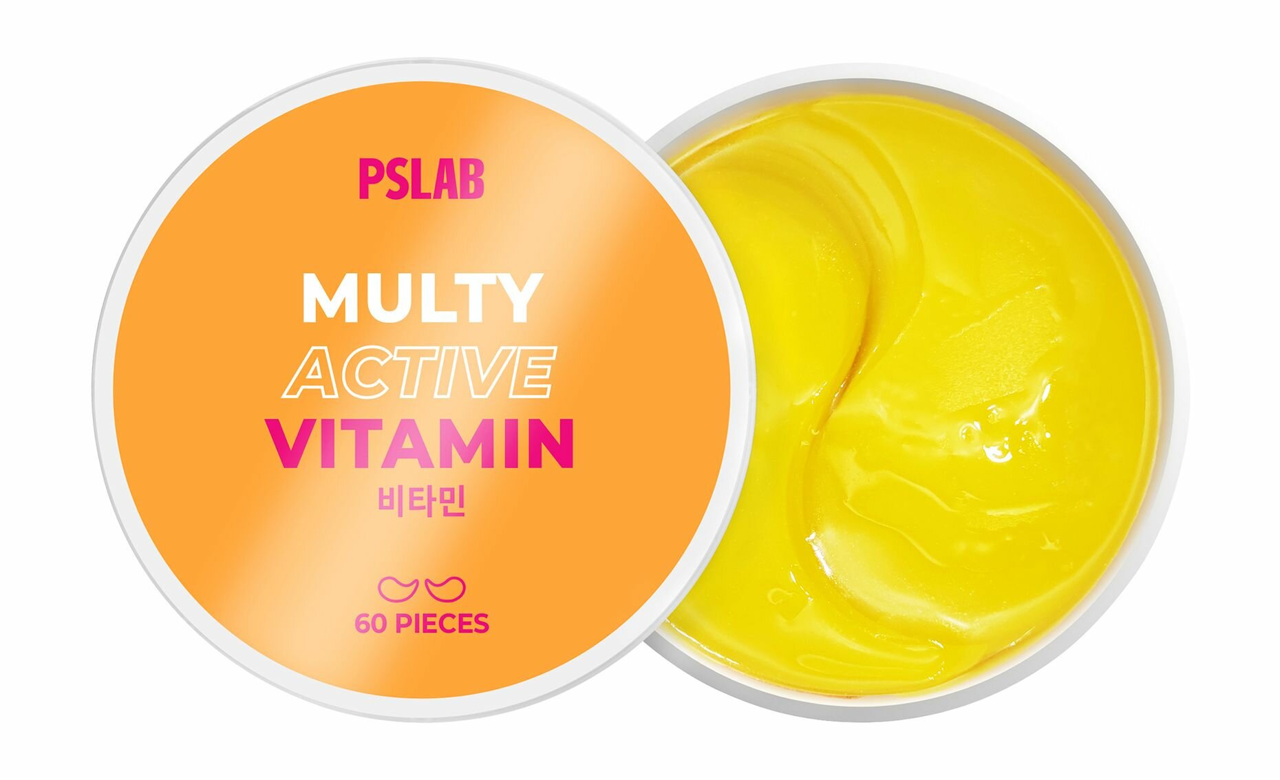 PS.LAB Тонизирующие гидрогелевые патчи с комплексом витаминов и ниацинамидом PSLAB, 60 шт