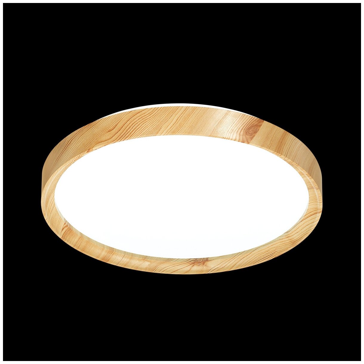 Светильник настенно-потолочный | SONEX | WOODI | Артикул: 3019/DL | LED | белый/имитация дерева | металл | IP43 | модерн