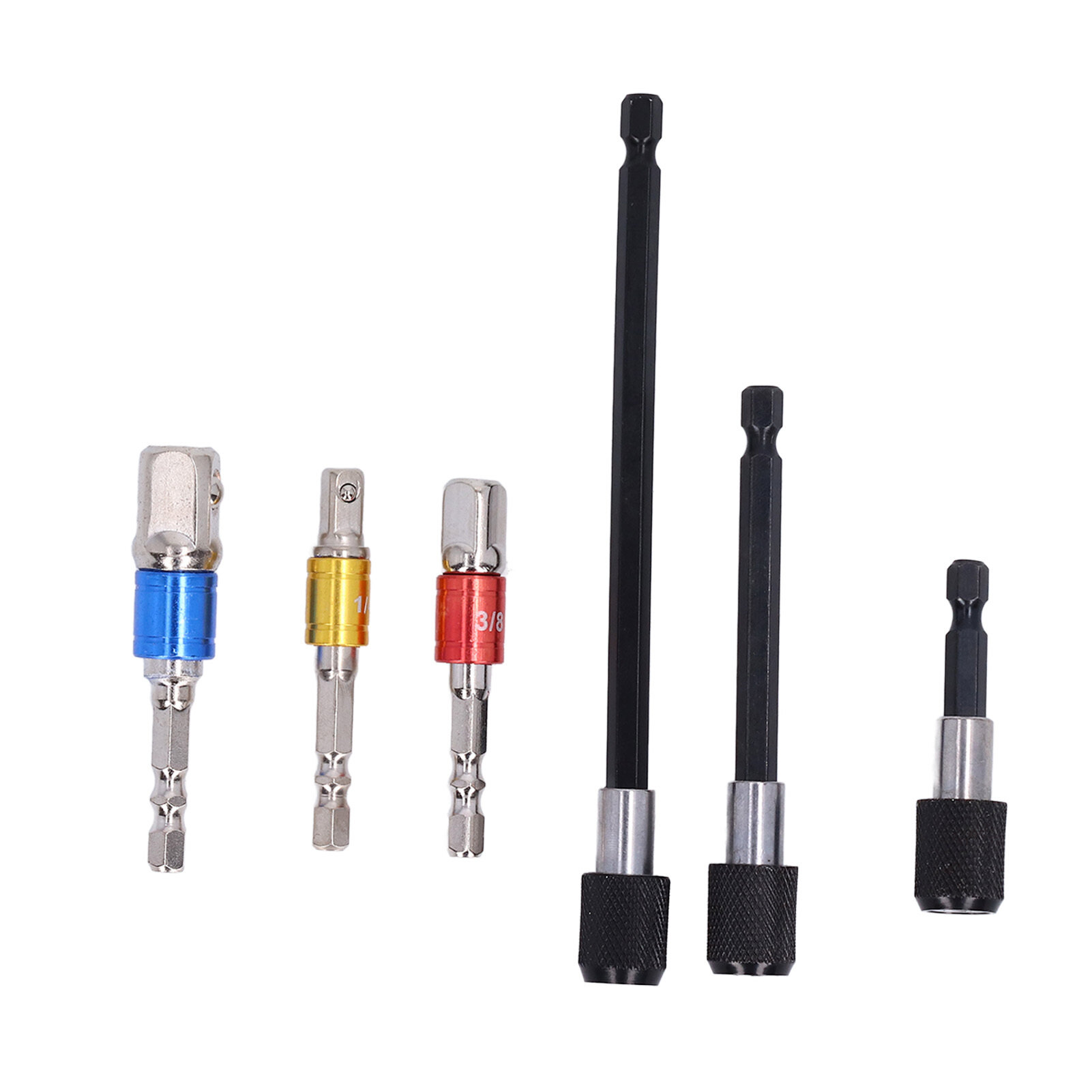Набор из 6 магнитных угловых адаптеров для бит 1/4"