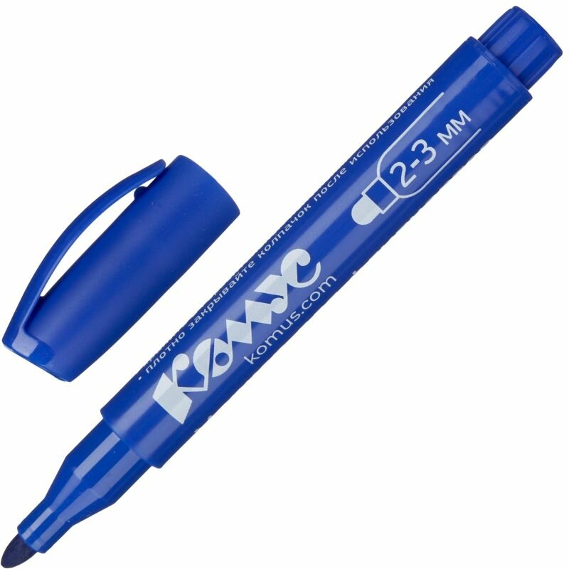 Набор маркеров для флипчартов по бумаге Комус, 4 цвета, 2-3 мм