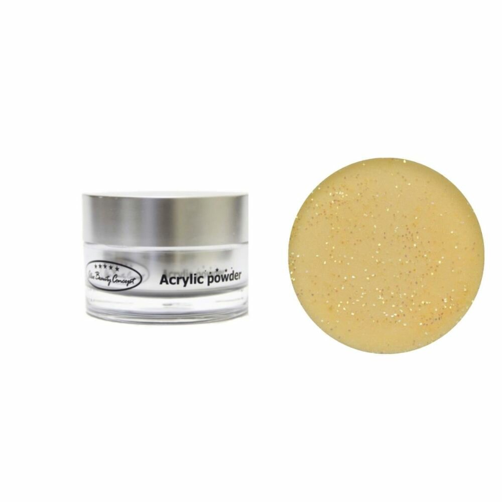 Alex Beauty Concept Цветная акриловая пудра, 5 гр, цвет желтый 53221