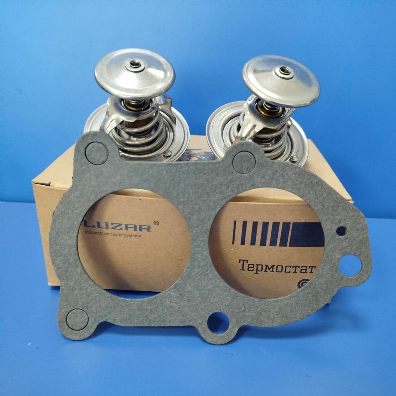 Термостат "LUZAR" КамАЗ, Урал, ЗиЛ дв. КамАЗ (набор 2+1)