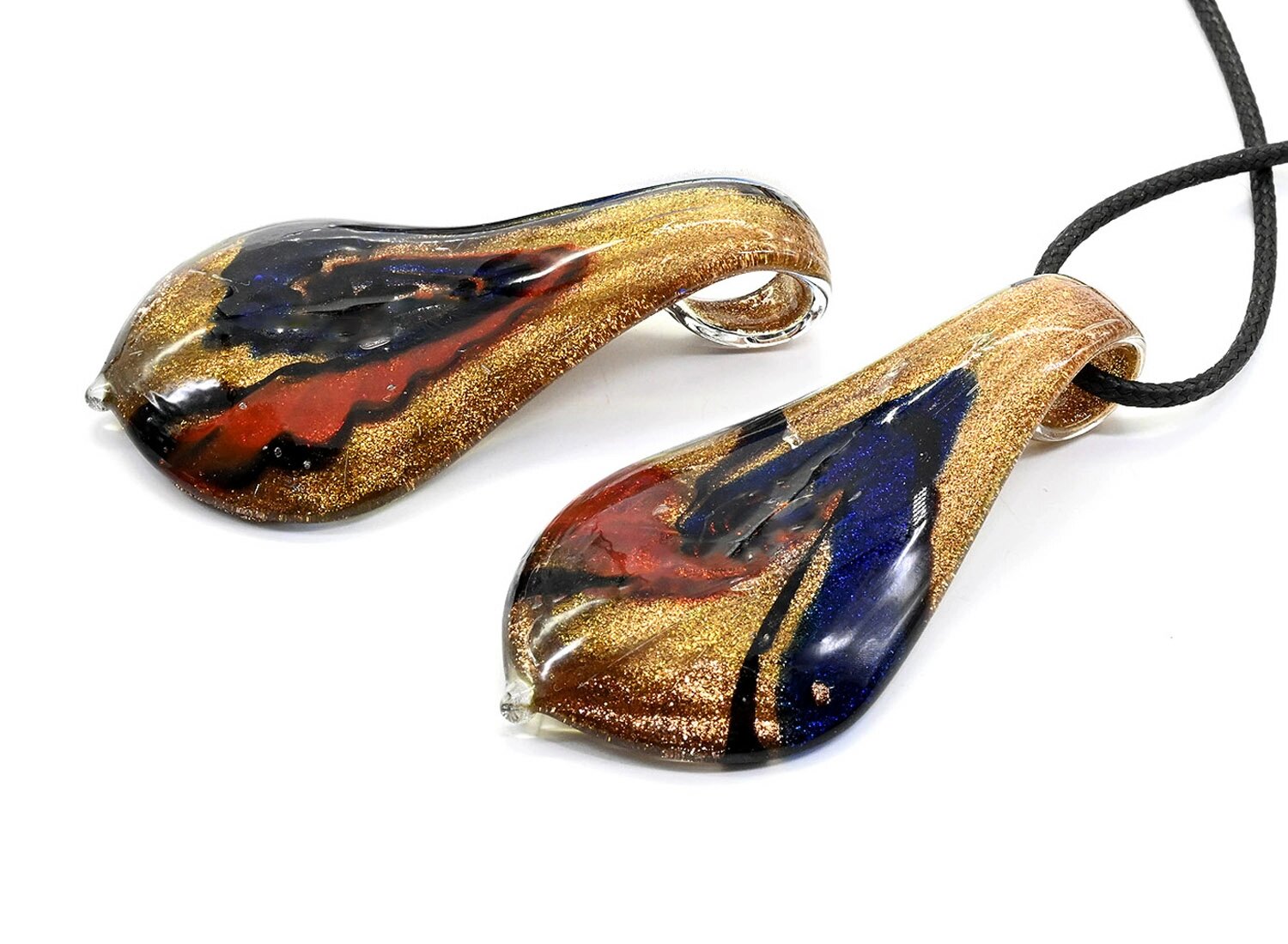 Комплект подвесок, муранское стекло