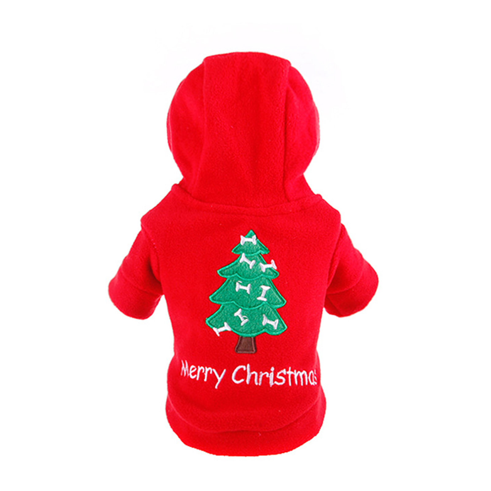 Костюм для собак Рождество Одежда для домашних животных Одежда для собак Толстовка для собак Красный цвет Размеры XS (грудь 30см, шея 18см, длина спины 18см), S (грудь 34см, шея 25см, длина спины 25см), M (грудь 38см, шея 30см, длина спины 30см), L