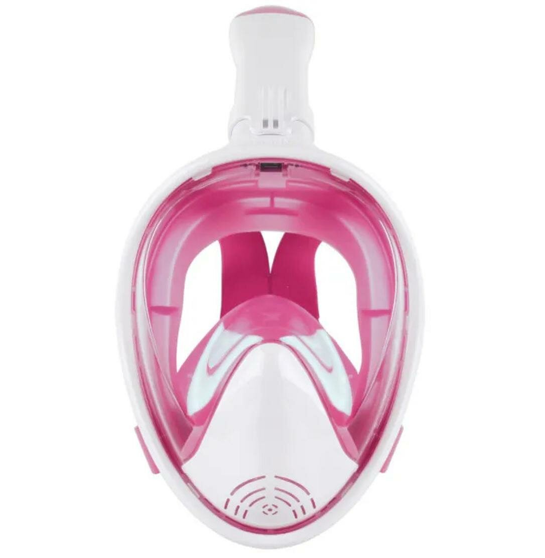 Полнолицевая маска для плавания (снорклинга) с креплением для экшн-камеры