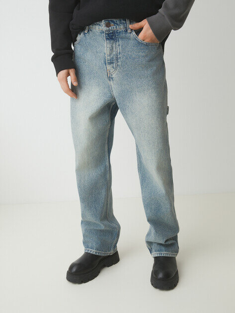 Джинсы карго 