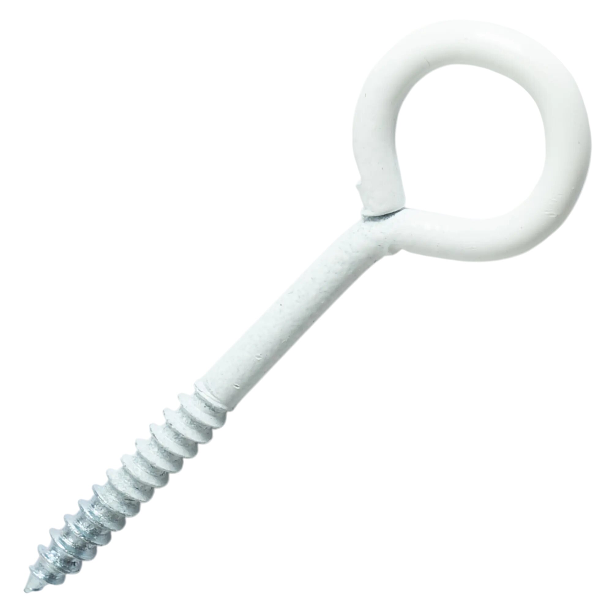 Шуруп-кольцо 3.5x35 мм сталь RAL9003, 6 шт, крепёжный элемент для монтажных работ