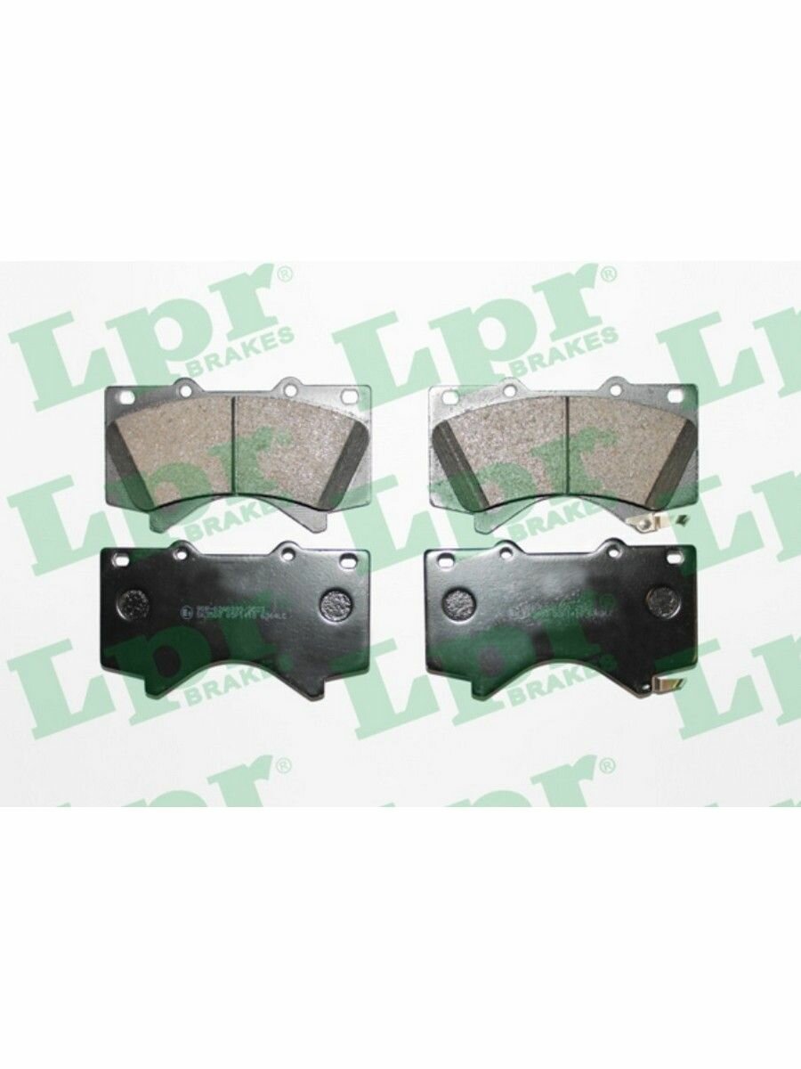 Колодки тормозные дисковые передние для а/м TOYOTA Land Cruiser, Sequoia; LEXUS LX, LPR 05P1418