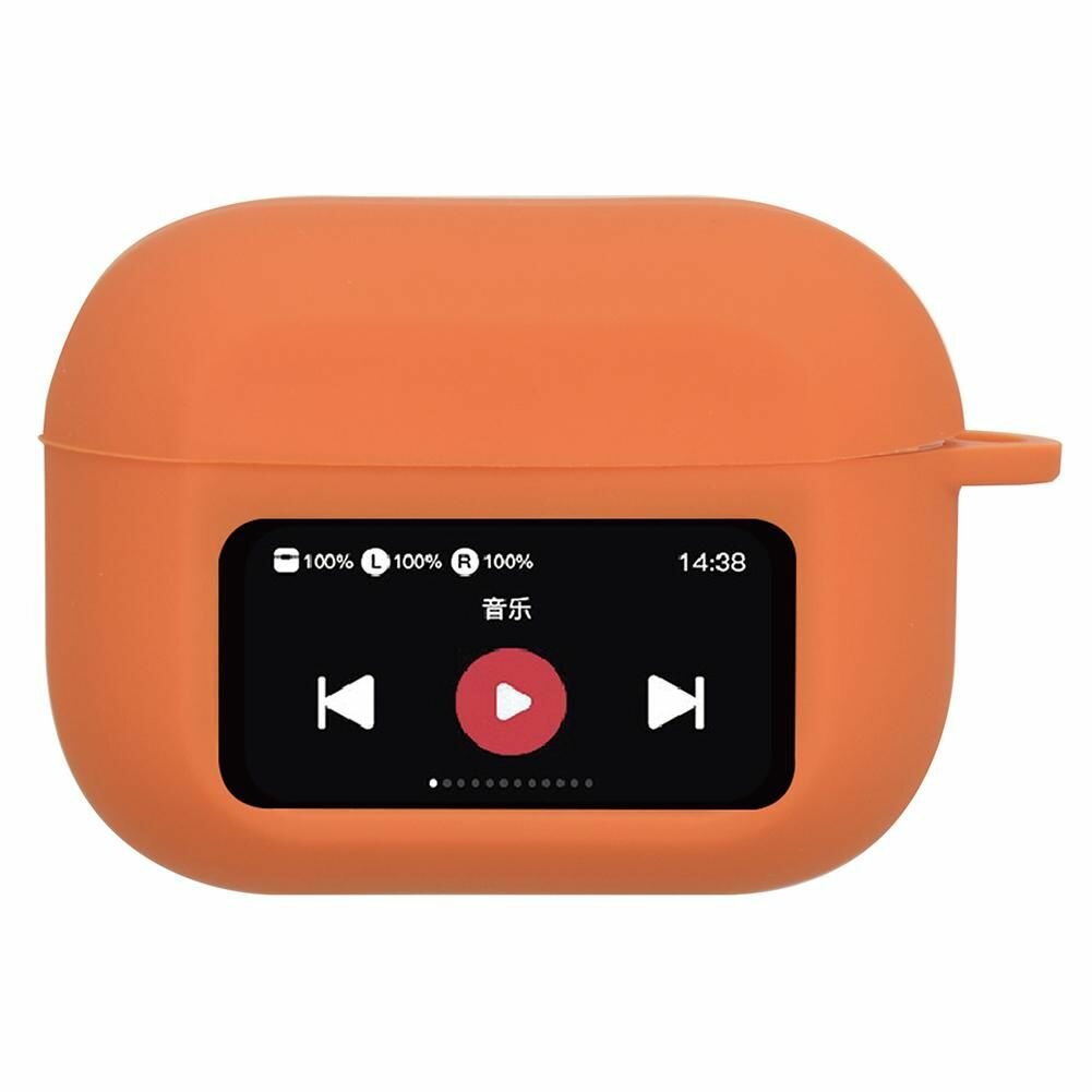 Беспроводной чехол для наушников Bluetooth, силиконовый защитный чехол для AirPods A9pro с экраном