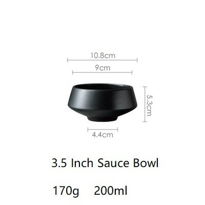 NIMITIME Европейский стиль Керамическая черная рисовая лапша суп салатник западное блюдо круглая тарелка для стейка столовая посуда