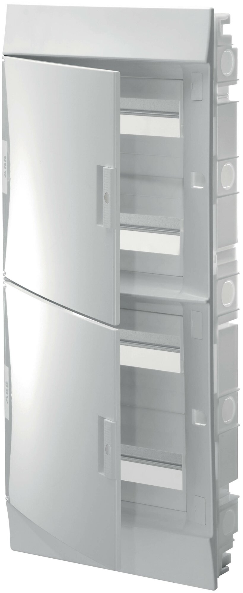 ABB Mistral41 Распределительный щит в нишу 48М непрозрачная белая дверь (c клемм)