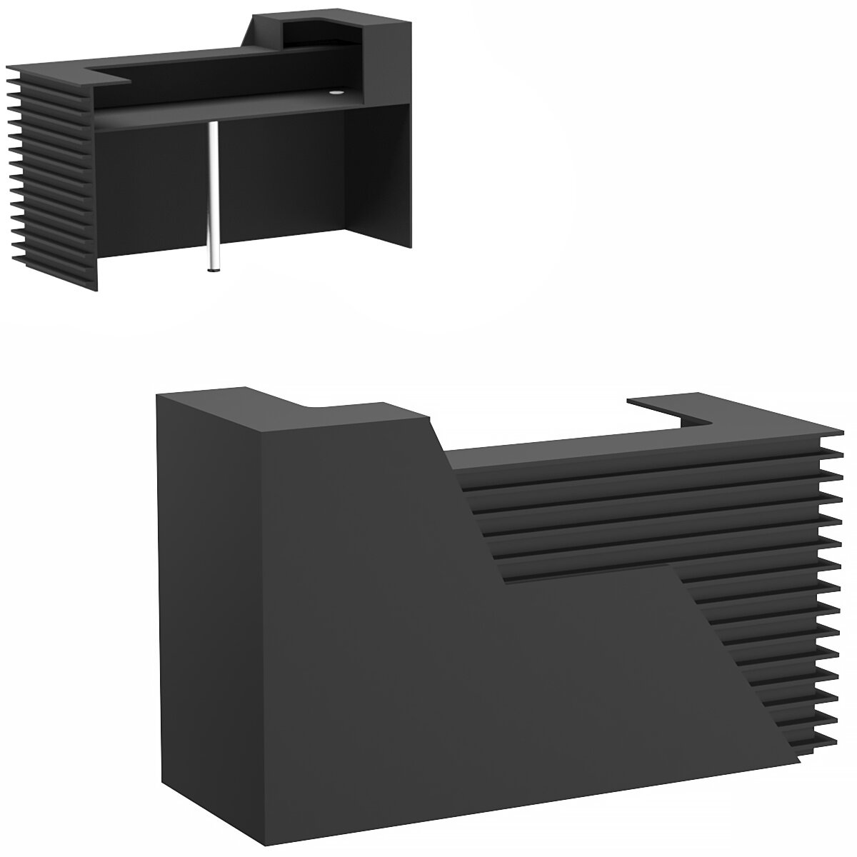 Ресепшн альпен правосторонний, Черный. Производитель товара - компания ТОБ.