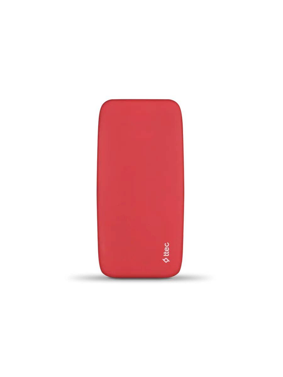 Внешний аккумулятор TTEC ChargeUp 10000mAh Powerbank. Цвет: красный