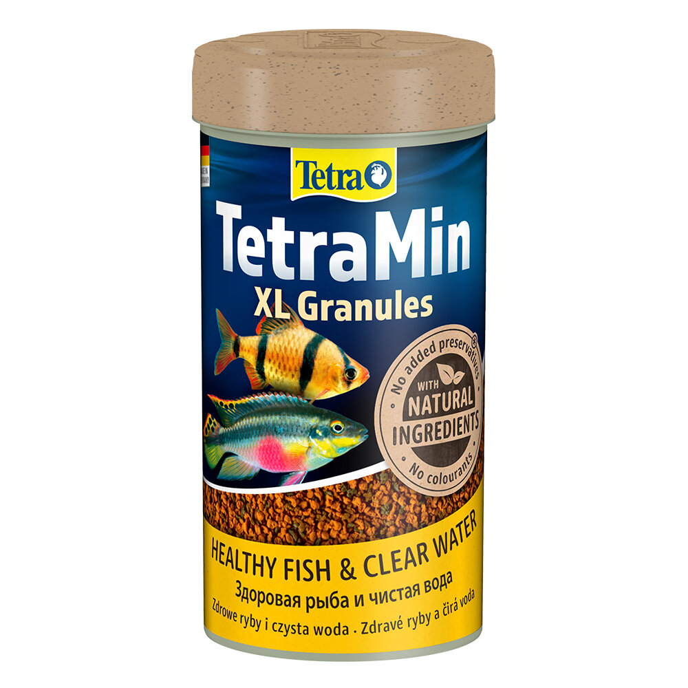 Корм для рыб Tetra "TetraMin XL", гранулы, крупные, для всех видов, 250 мл
