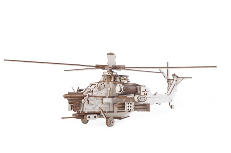 Конструктор из дерева Армия России Ударный боевой вертолет