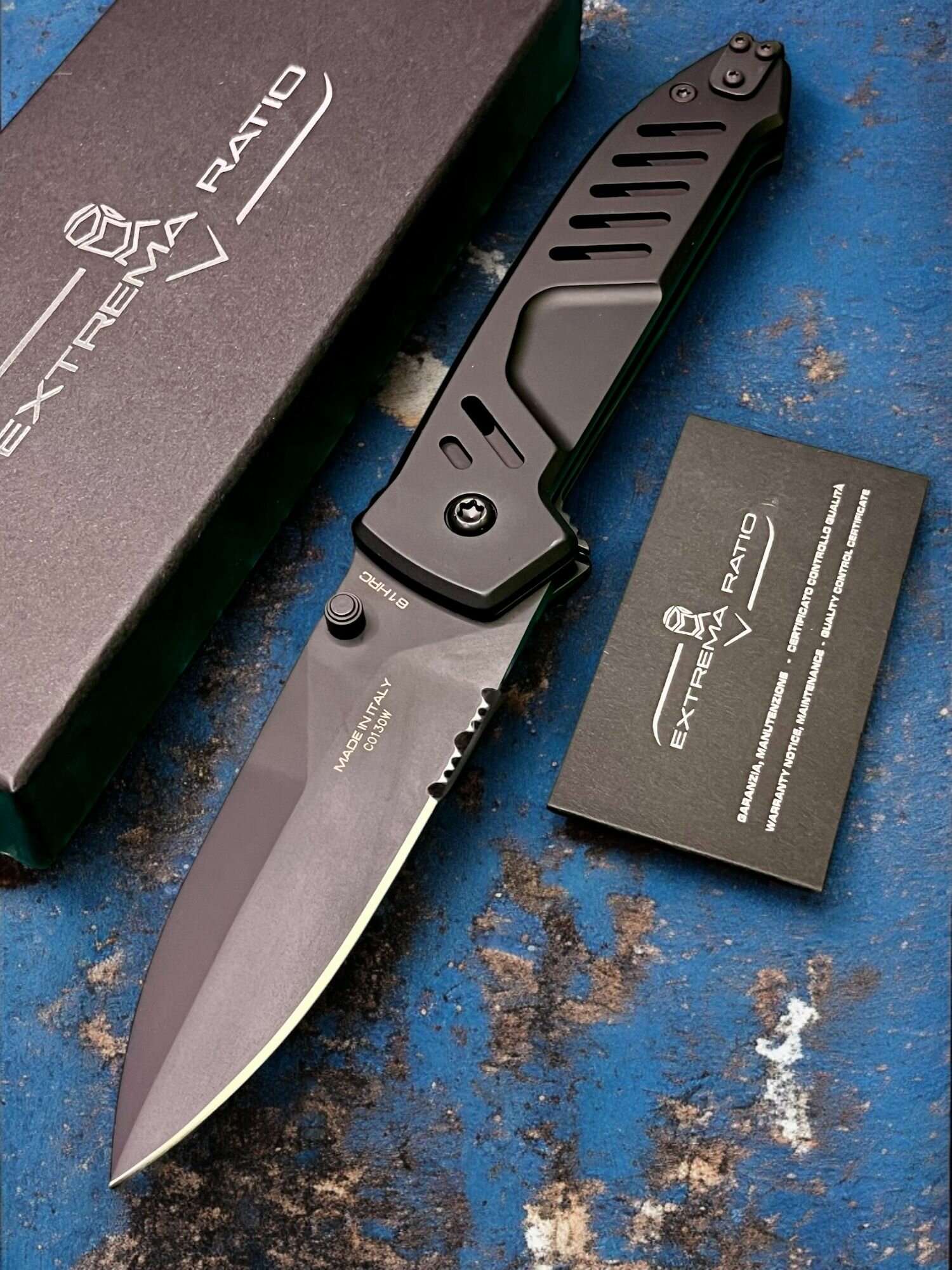 Нож складной Extrema Ratio EX0233M3BLKBLK MF1 EVO SP, M390 Black Blade