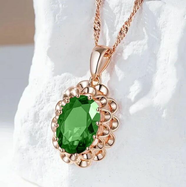 Колье, искусственный камень