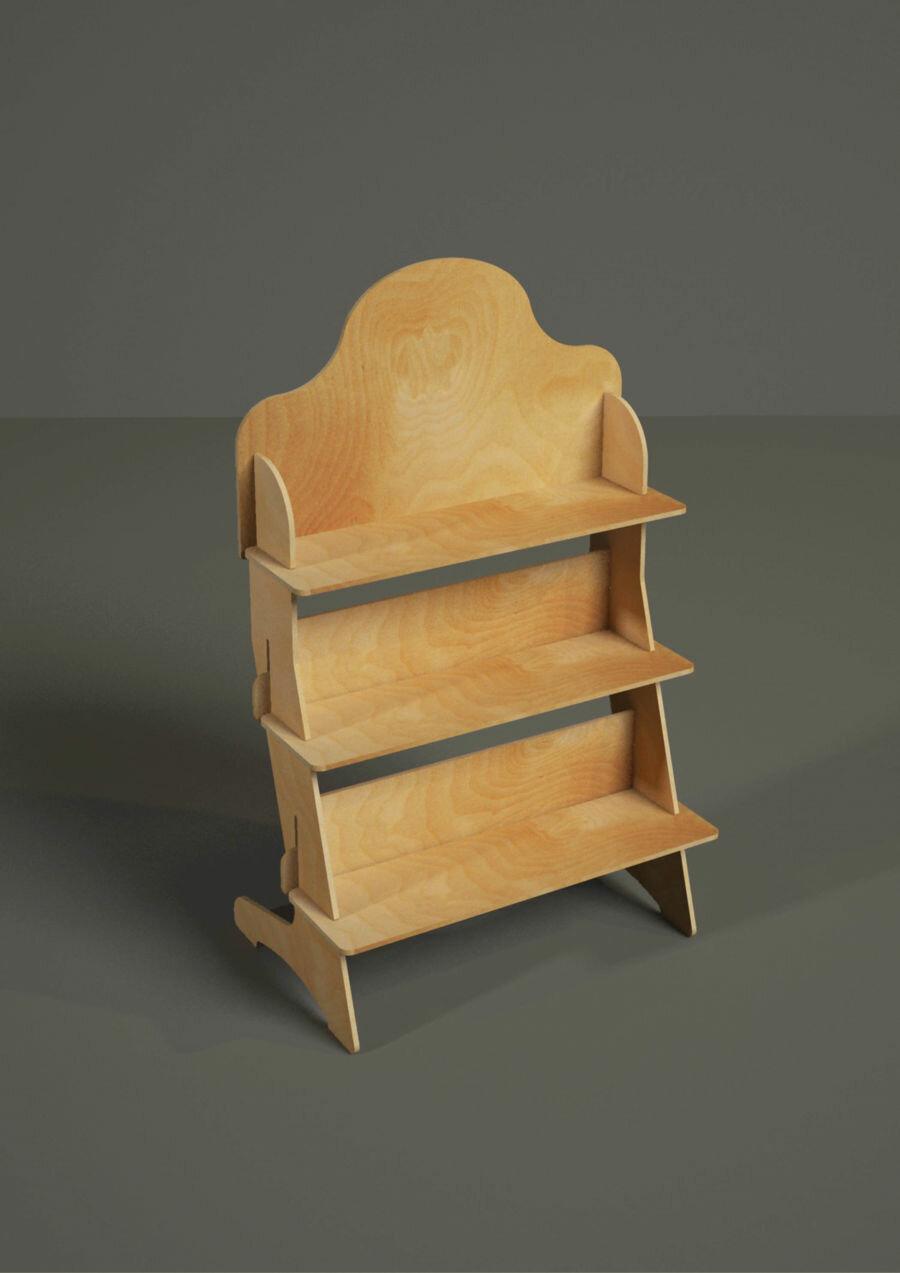 Горка-этажерка из фанеры "POSMA" ФФ №3. Производитель товара - компания Westcom.