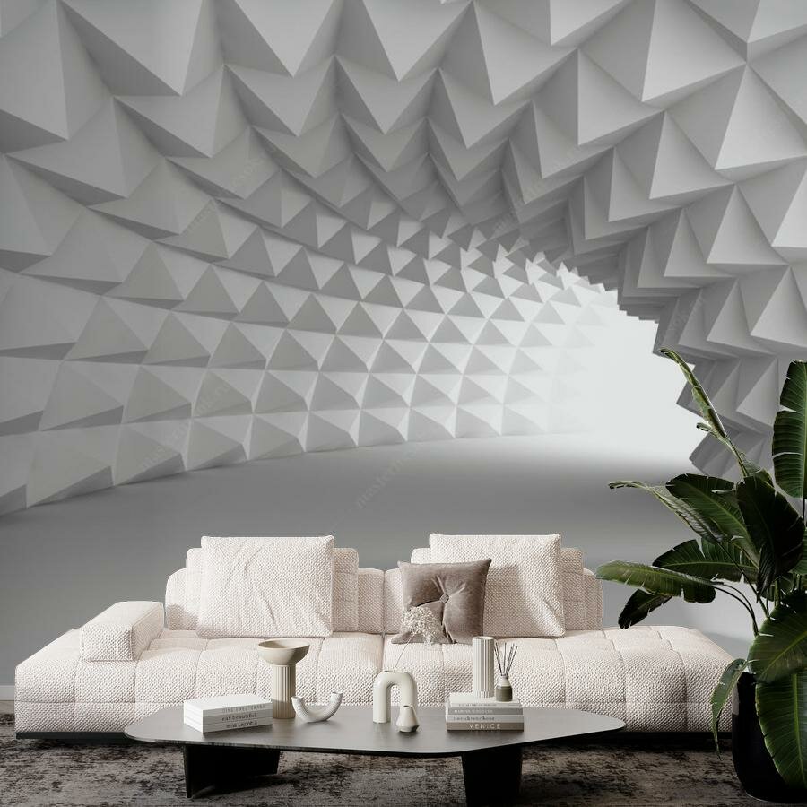 Фотообои Белая арка 9-960-S 265 х 380 см (ВхШ) Бесшовные, флизелиновые, влагостойкие обои MasterFresok