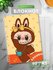 Блокнот деревянный Wood-Book, а5, с принтом Labubu Лабубу
