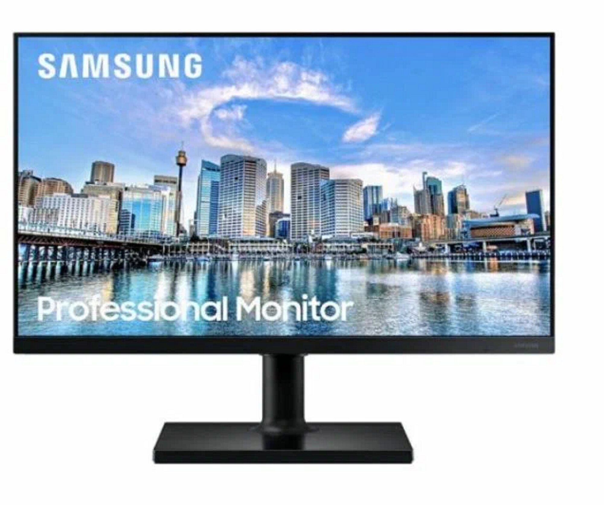 Монитор 24" Samsung F24T450FZI, 1920x1080, IPS, 75Гц, 2хHDMI, 1хDP, черный
