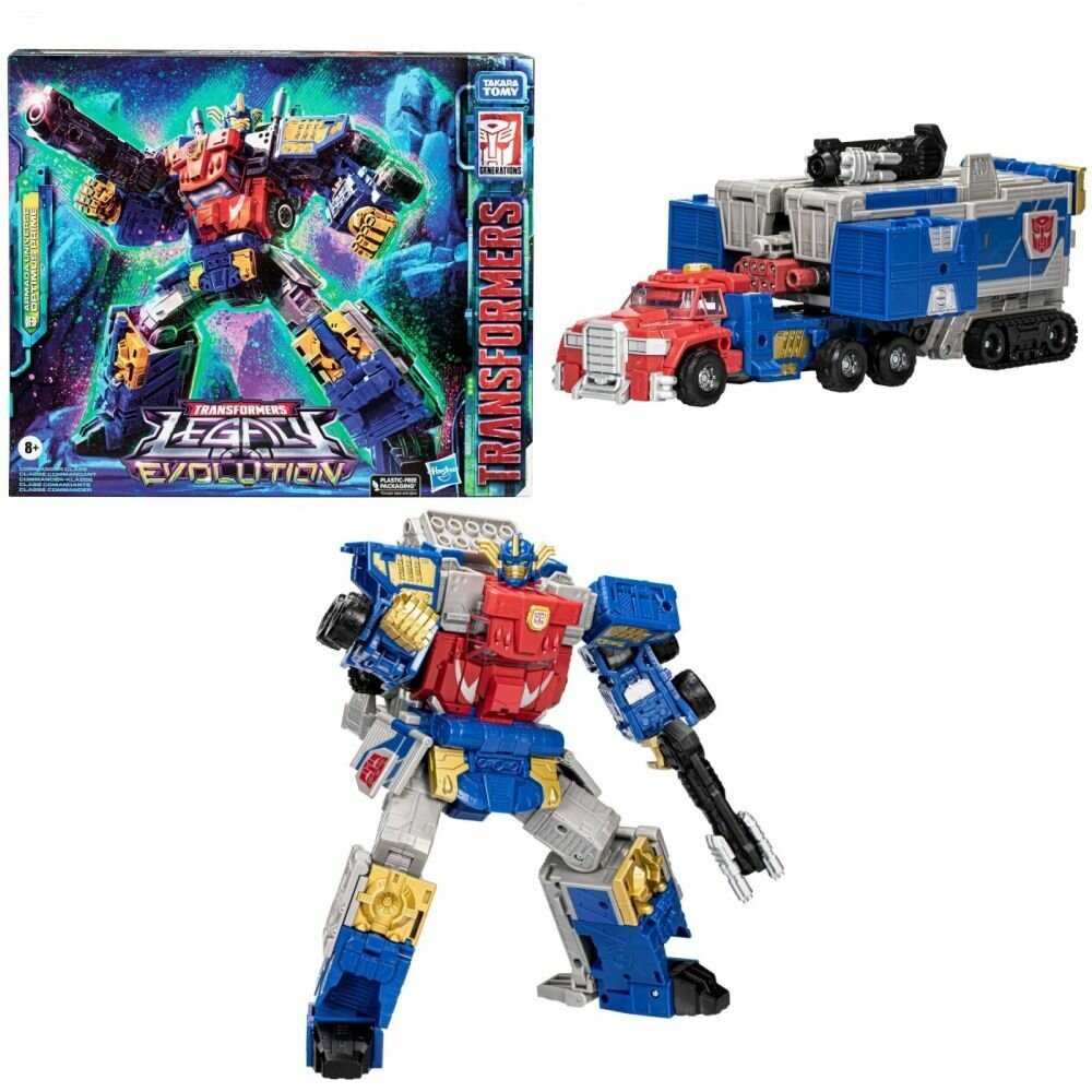 Трансформеры Hasbro Игрушка Legacy Evolution Commander Armada Universe Optimus Prime 7,5 дюйма (19 см) F6160