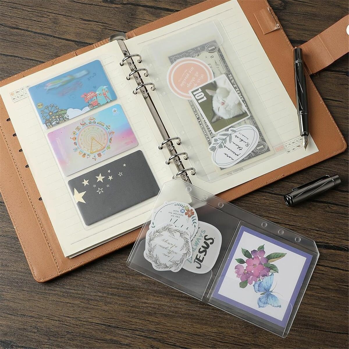 Карманы для папок формата А6, конверты для денег, кредитных карт, денег