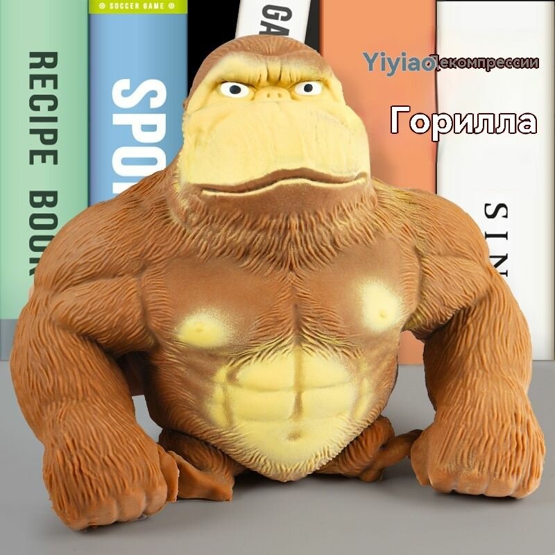 Антистрессовая игрушка- забавный обезьянка-песочная шапка для снятия стресса и улучшения настроения