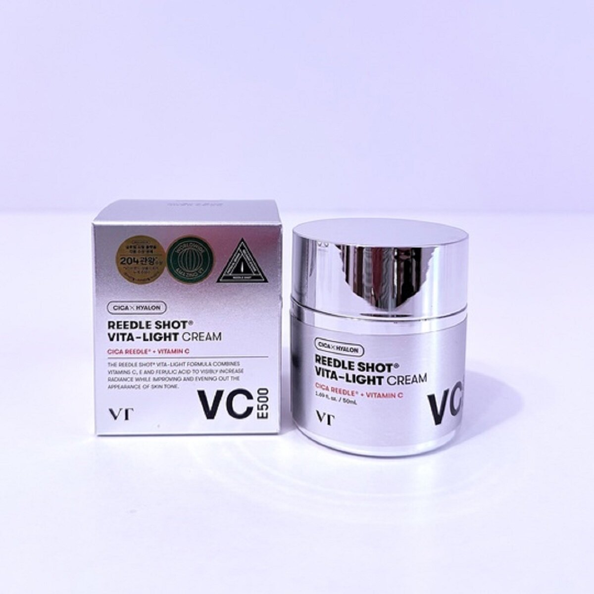 VT Осветляющий крем для лица с микроиглами и Вит С (50мл) Reedle Shot Vita-Light Cream