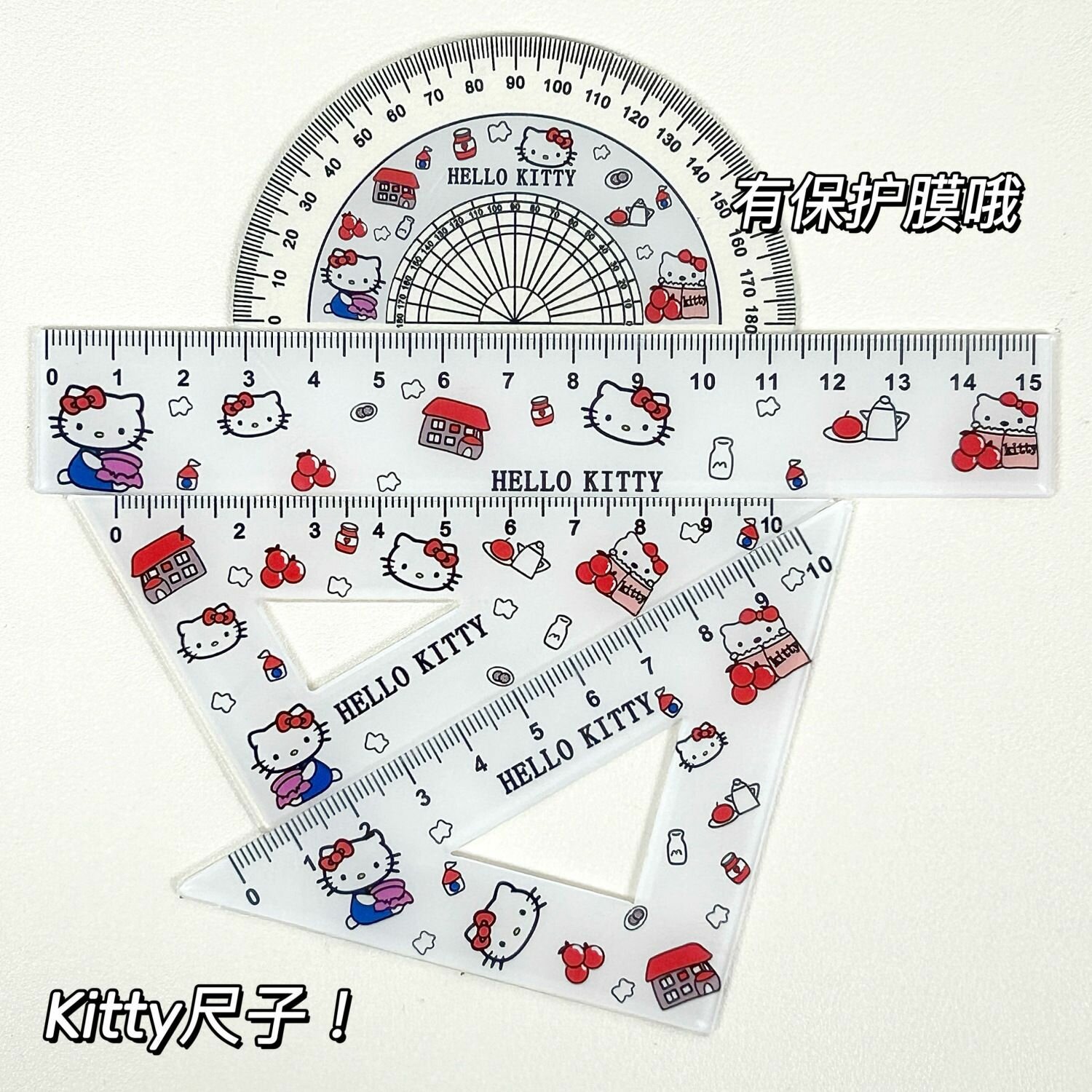 Пенал KT cat, складной, с принтом, для девочек, большой емкости
