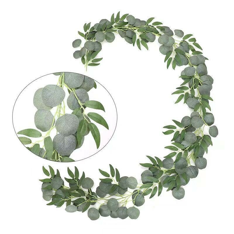 Искусственные листья эвкалипта, 1 упаковка, 1 шт