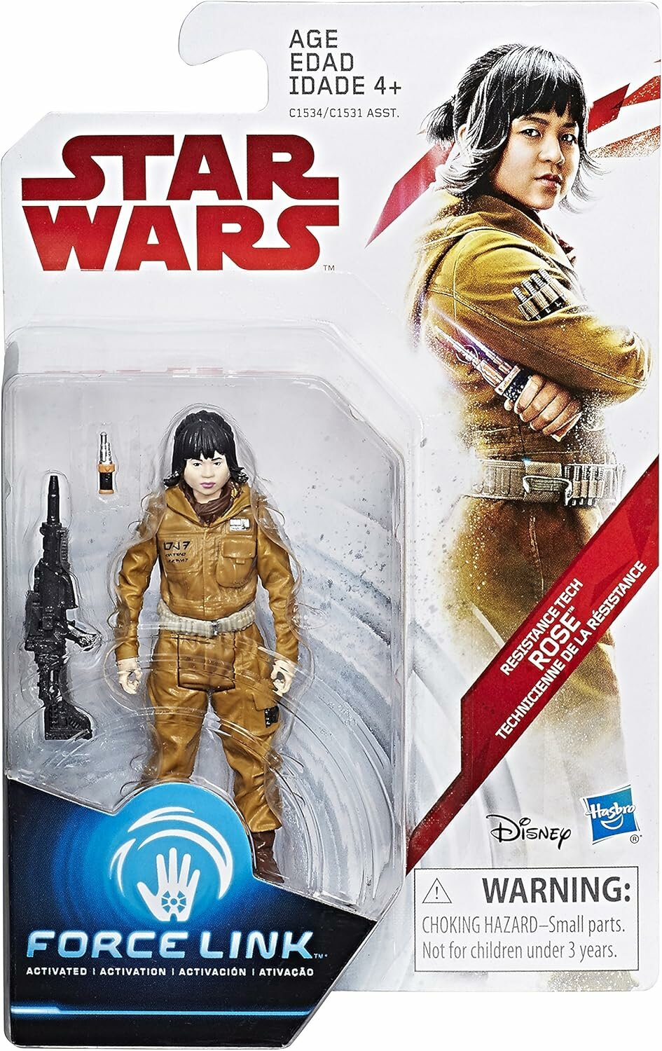 Фигурка Hasbro StarWars C1534 Эпизод 8 - Роуз Тико, 9 см.