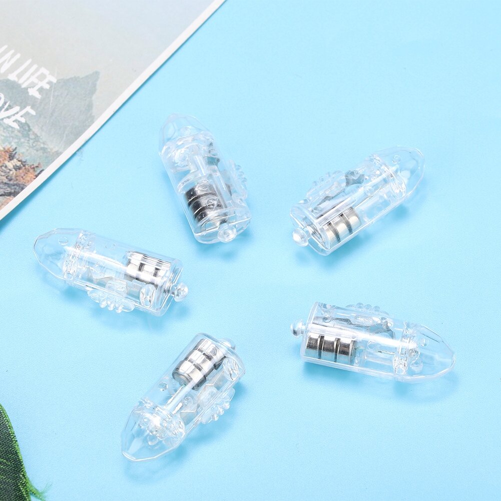 100шт Милые LED шары для светящихся бумажных фонарей для дома, вечеринки и свадебного декора, белые