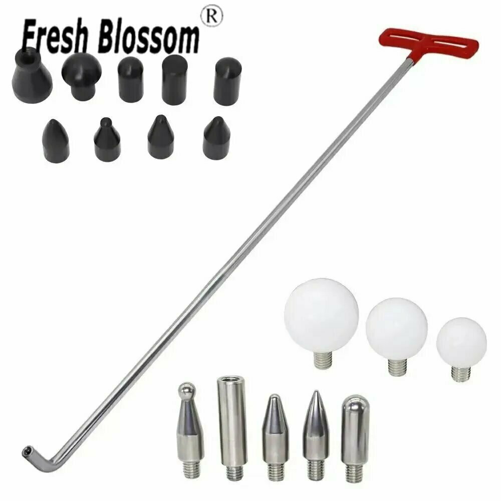 Крючок с насадками PDR для удаления вмятин /90 градусов / 18шт