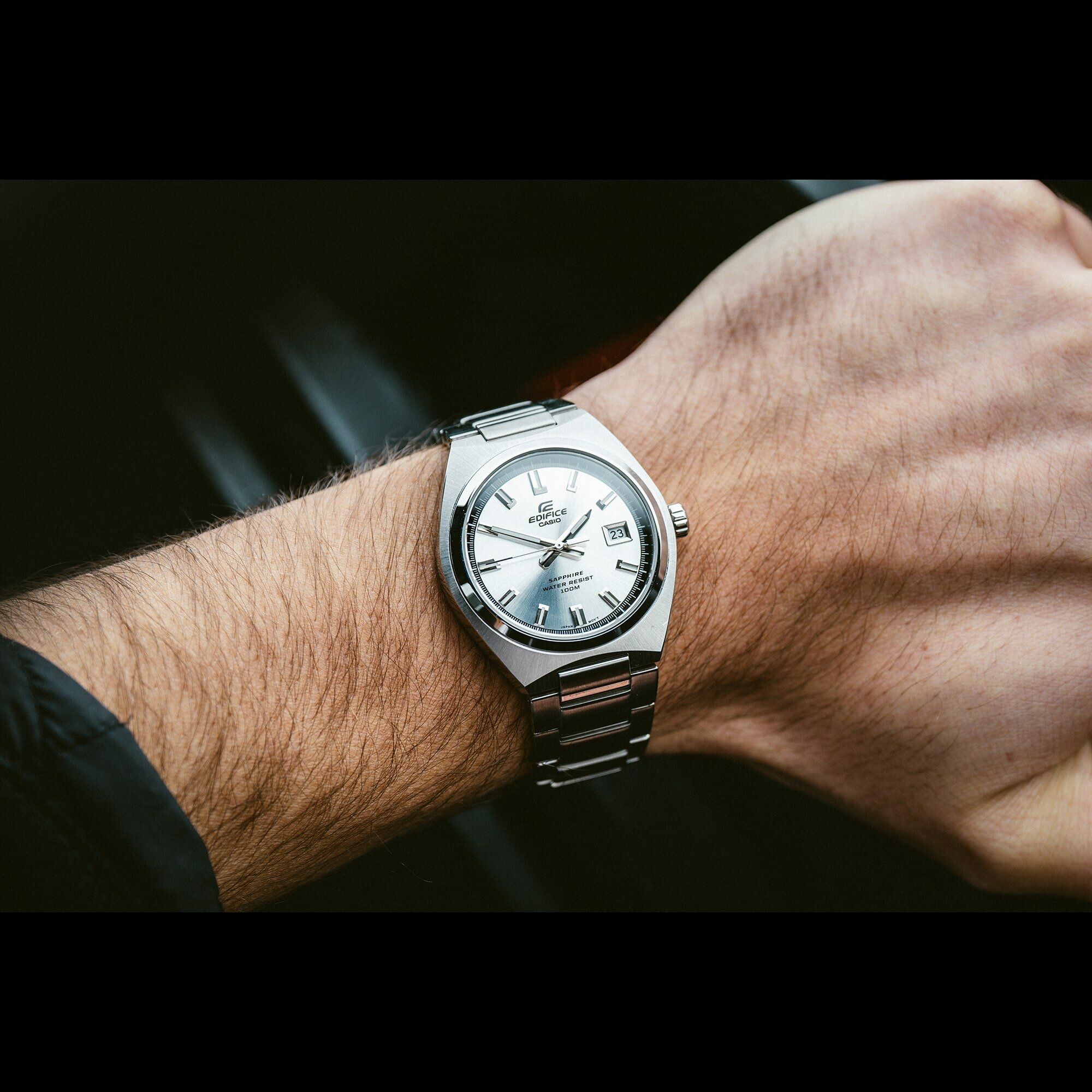 Наручные часы CASIO Edifice, серебряный — фото 1