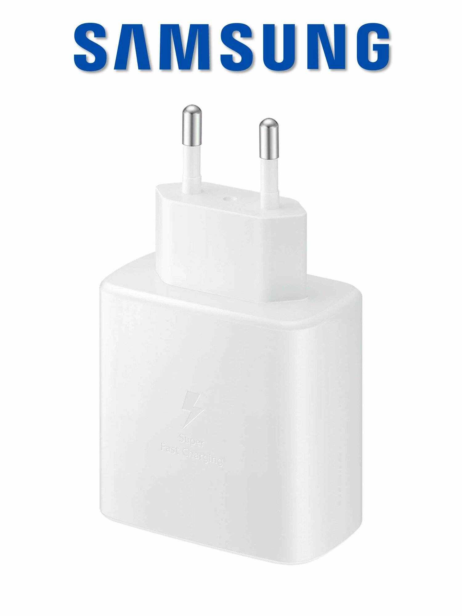 Блок питания для Samsung, USB-C, 45W, Super Fast Charging, White (белый)