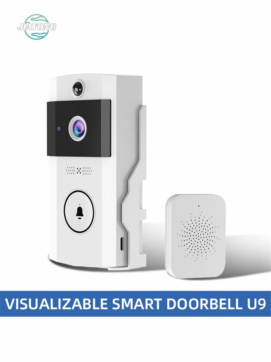 Видеодомофон JIAYONG, беспроводная передача, солнечная зарядка, 2K