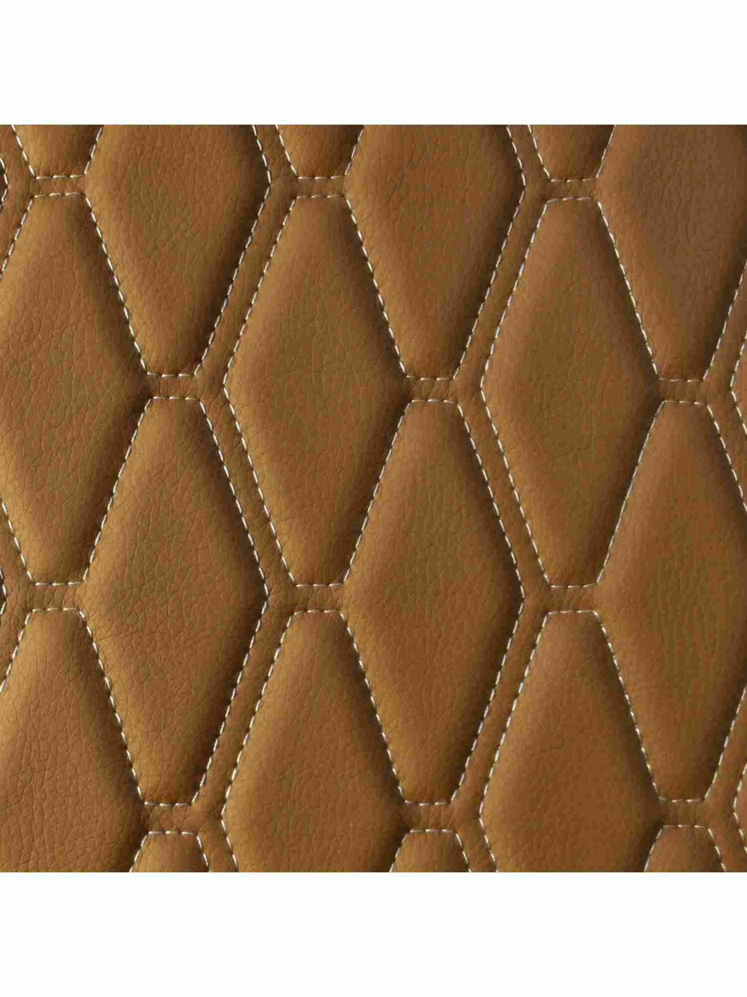 Экокожа стёганая «intipi» Loza (фокс/бежевый, ширина 1.35 м, толщина 5.85 мм) belais #15520