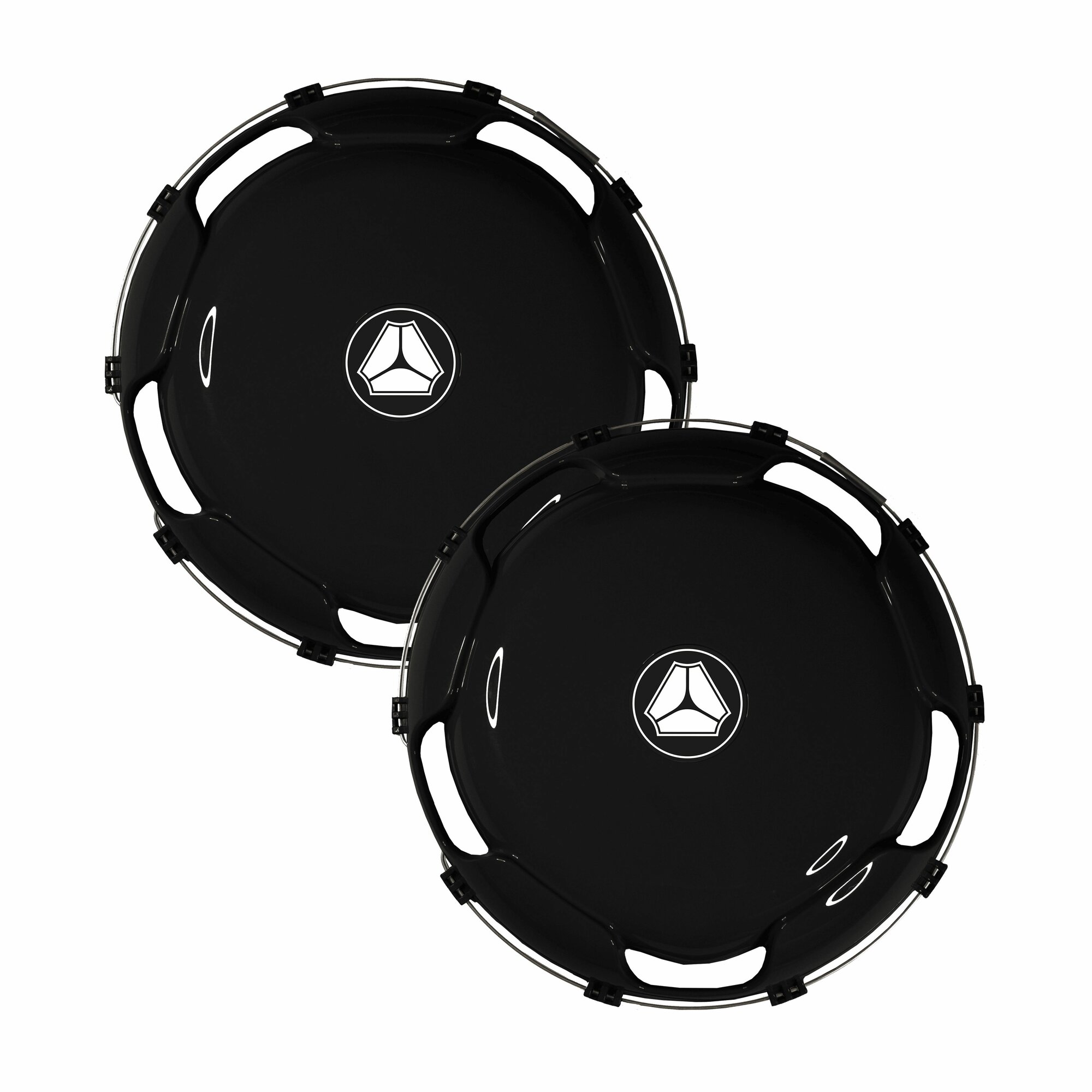 Колпаки R 22,5 "Базовые" SITRAK передние черные- 2 шт