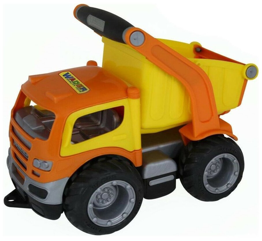 Грузовик Wader ГрипТрак (6240), 25 см, оранжевый/желтый