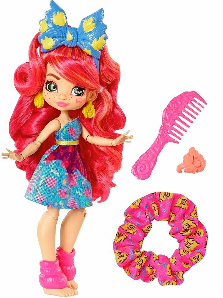 Cave Club кукла Эмберли "Зажигательная вечеринка с динозаврами" Пещерный клуб Emberly Dino Rockin' Party