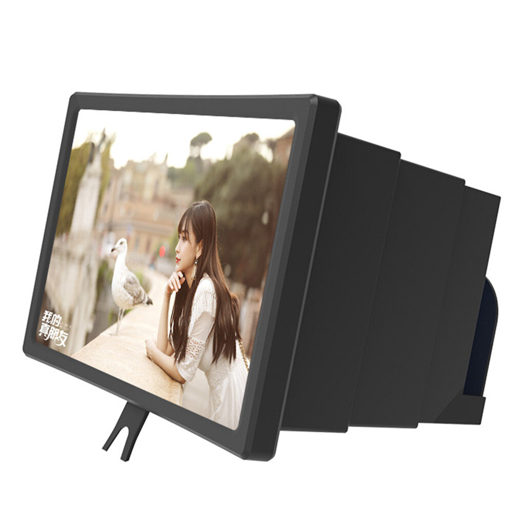 Видеоувеличитель экрана мобильного телефона для всех мобильных телефонов Складной изогнутый Базовый кронштейн проектора с увеличенным киноусилителем